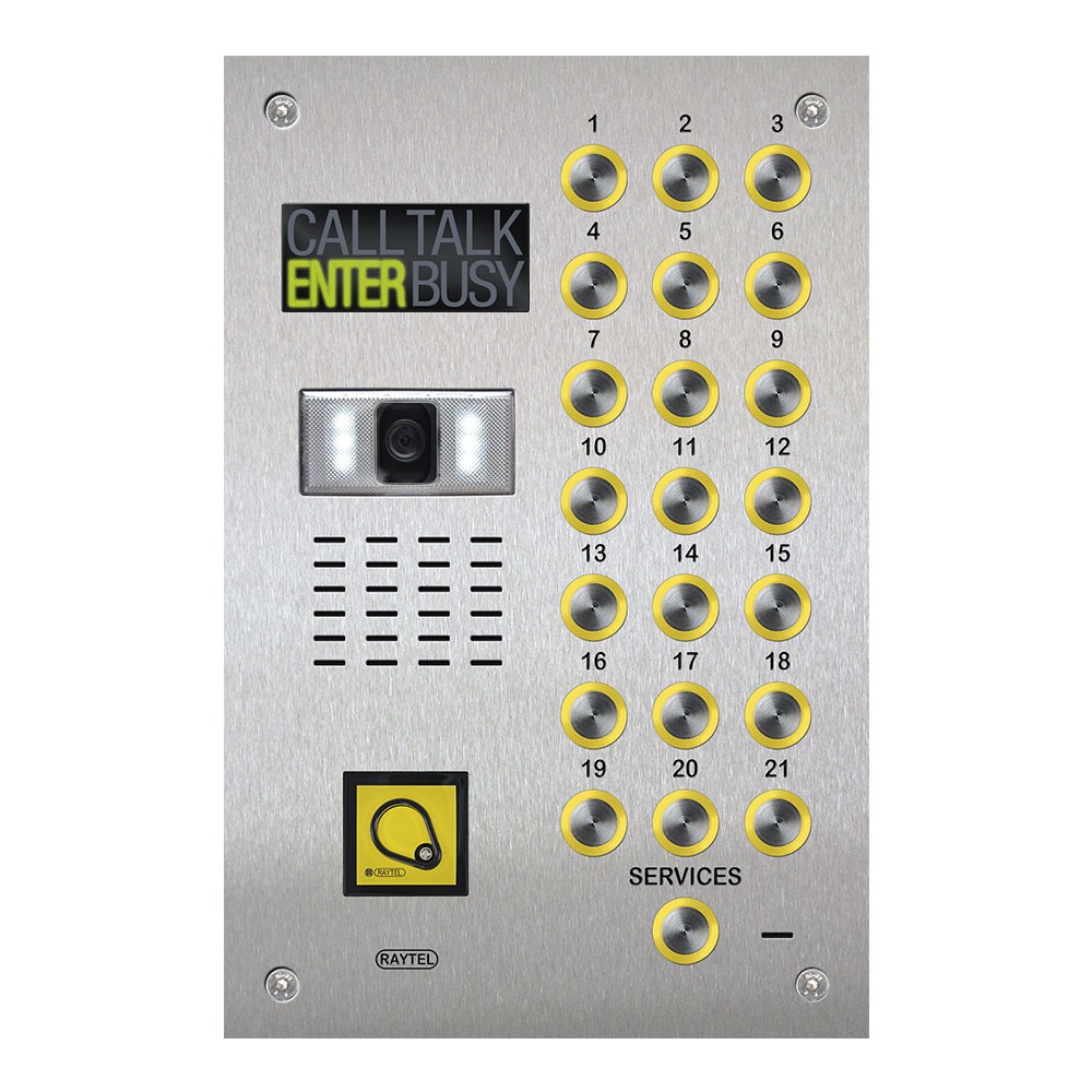 Raytel DDA Friendly Door Entrance Panels | Raytel Security Systems