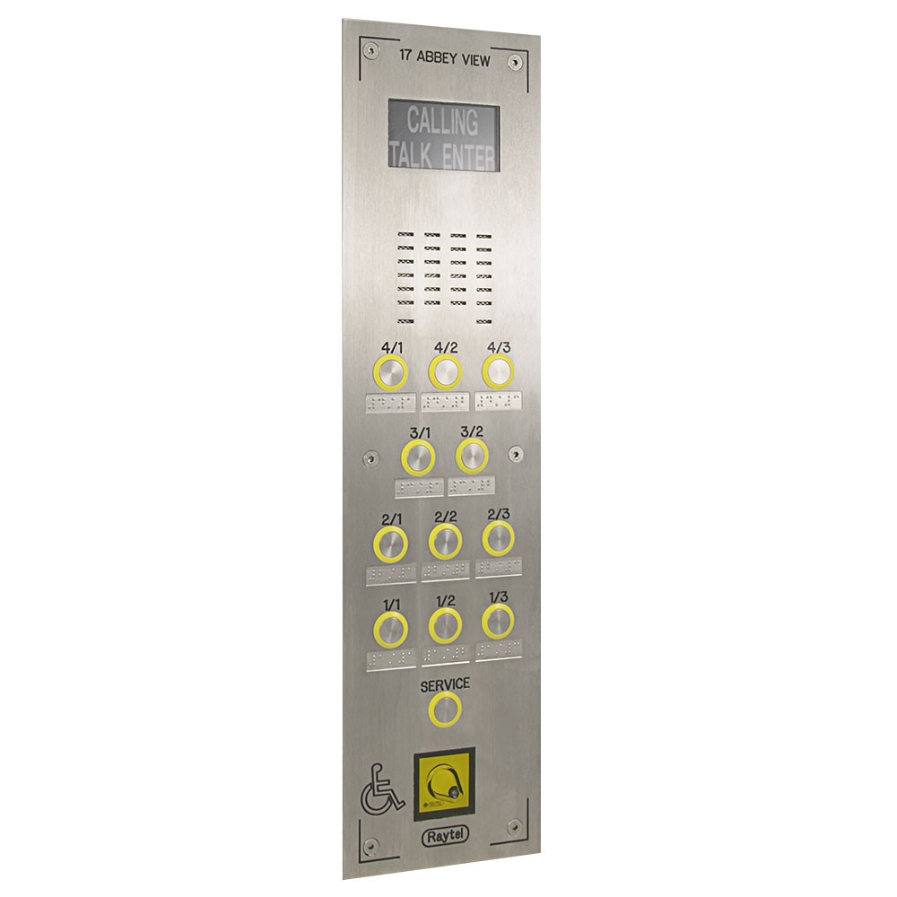 Raytel DDA Friendly Door Entrance Panels | Raytel Security Systems